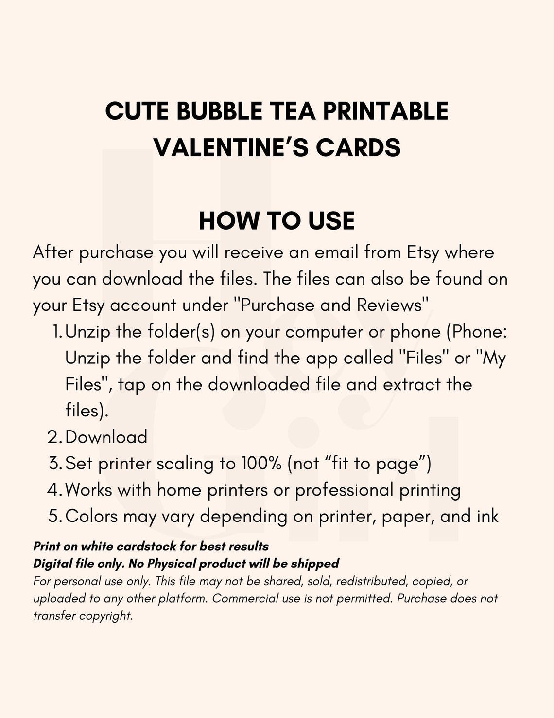 Animal Bubble Tea Valentine Cards, Kids Classroom Exchange (PDF ...