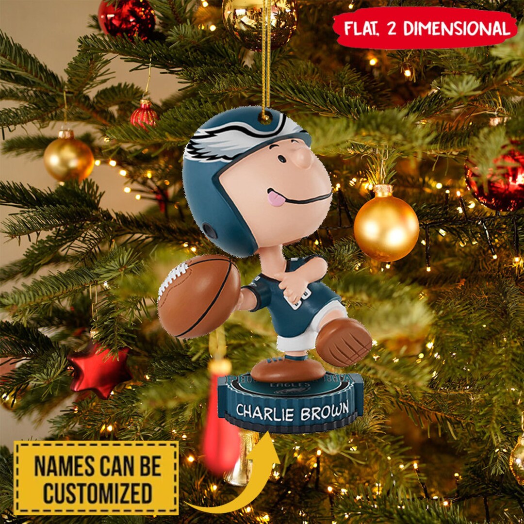 Philadelphia Football Charlie Br Peanuts Bighead Bobblehead - Etsy