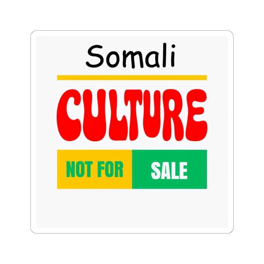 Somali Culture Kiss-cut Stickers, Vibrant Culture Decals, Laptop ...