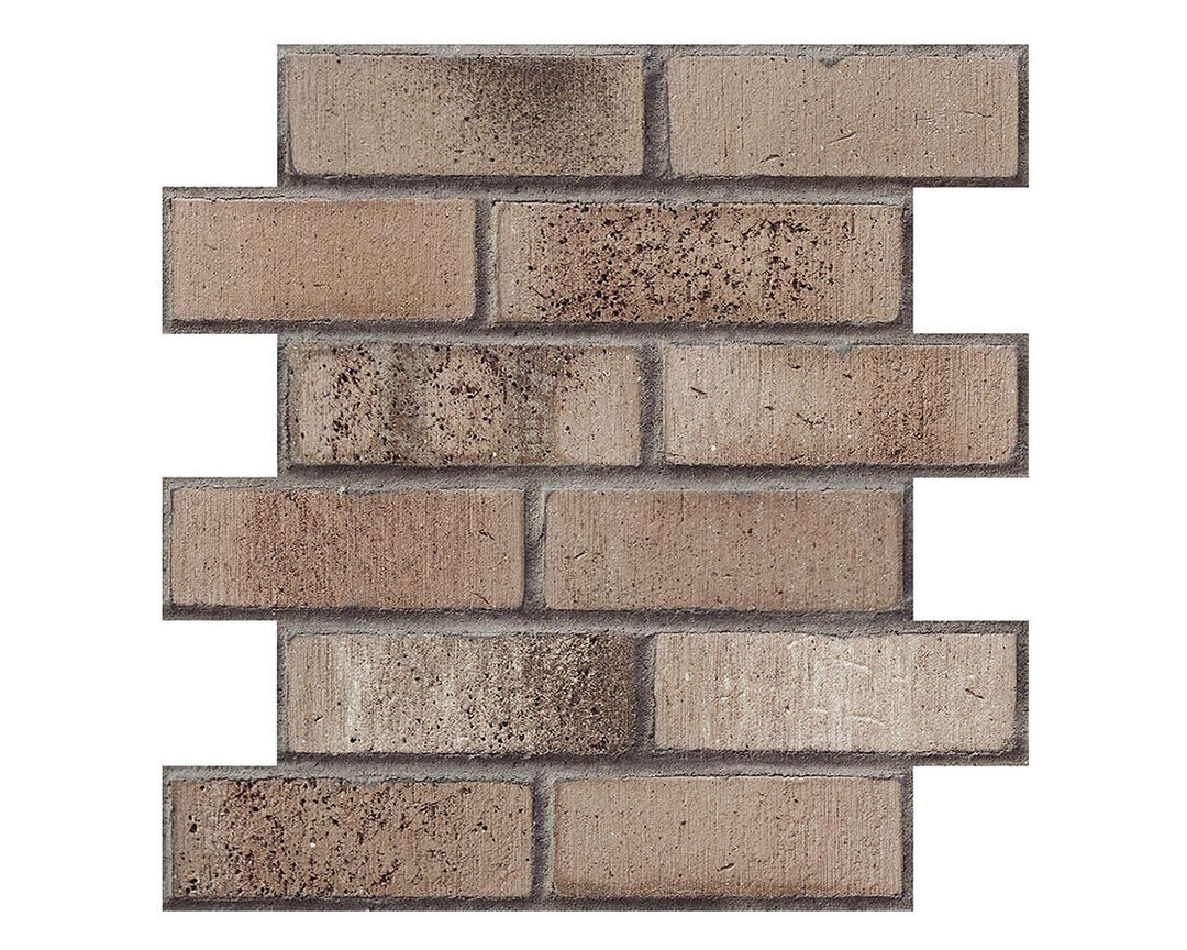 Commomy 10 Pcs 3D Faux Brick Wall Panels Peel and Stick Brick Tile ...