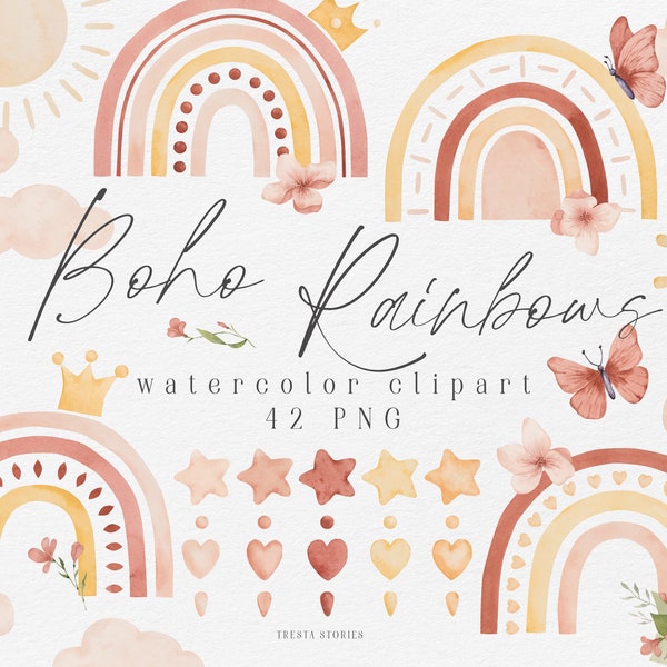 Boho Rainbow Nursery - Etsy