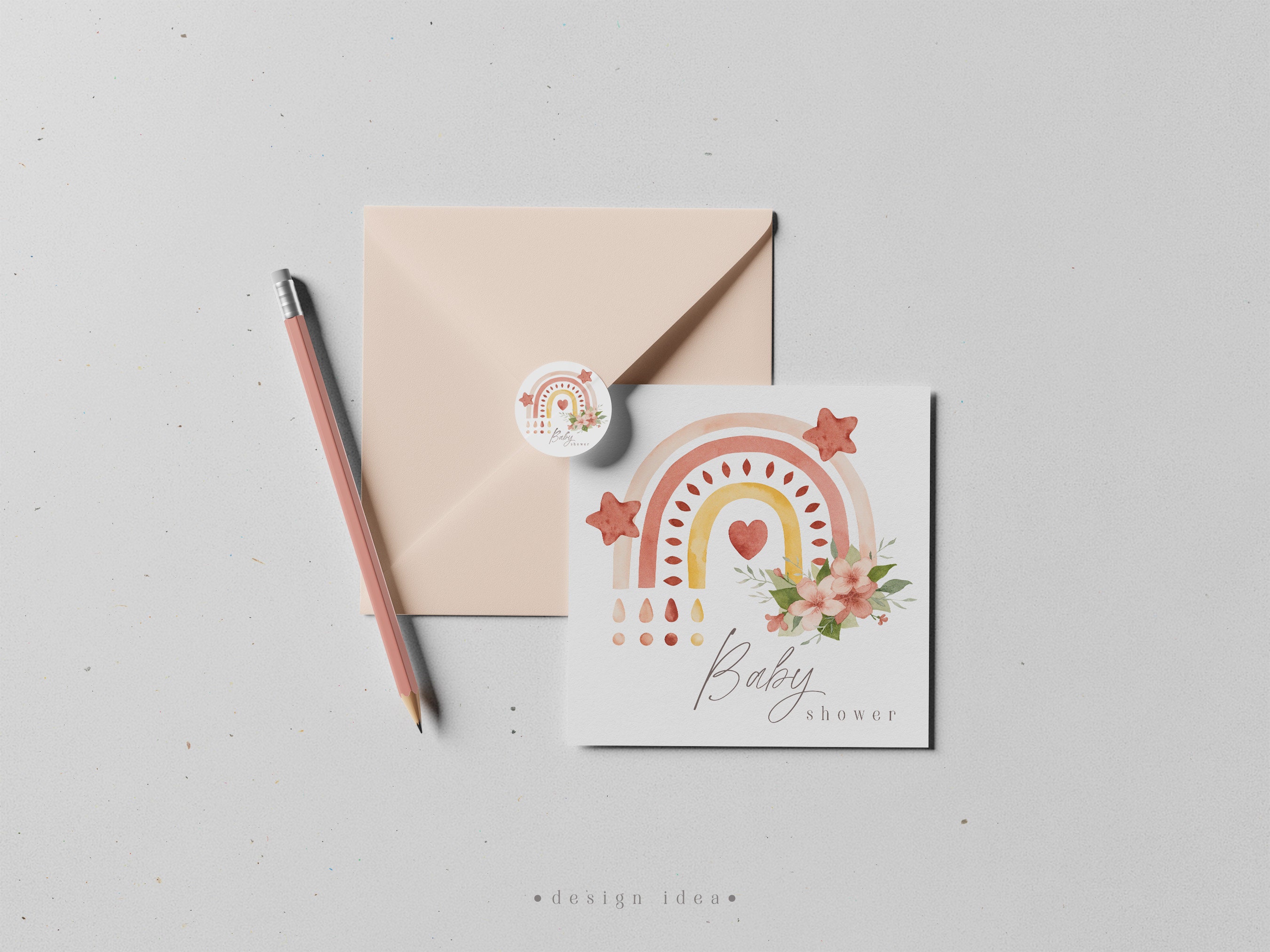 Watercolor Boho Rainbows Clipart, Boho Nursery Decor, Rainbows ...