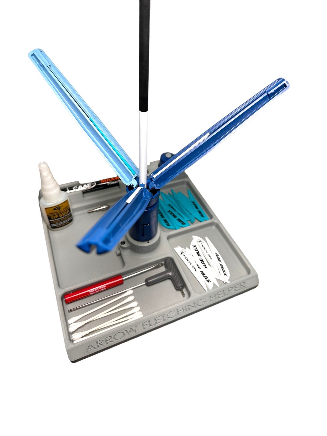 Arrow Fletching Helper for E-Z Fletch Pro Jig - Precision Fletching ...