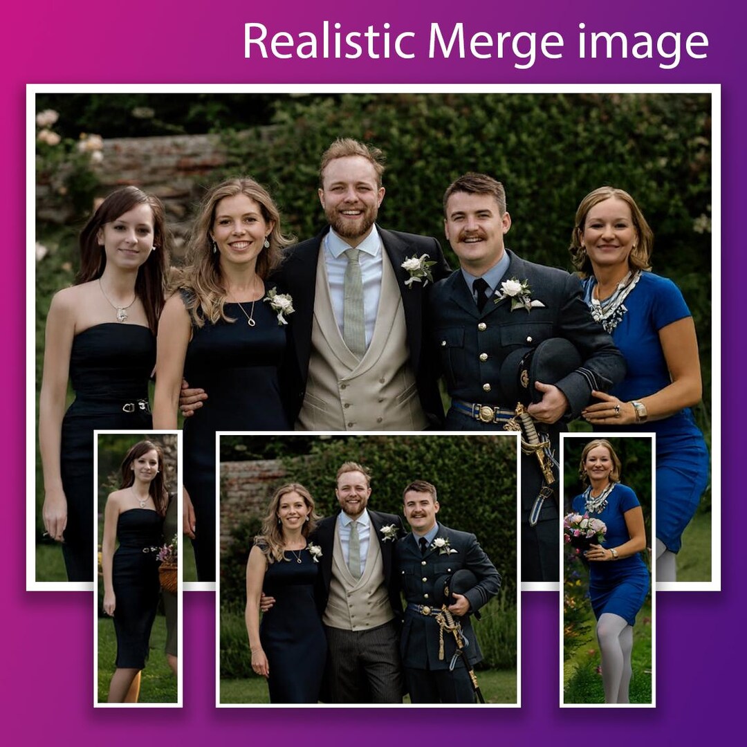 Realistic Merge of Different Photos | Add Someone to Photo | Unique ...
