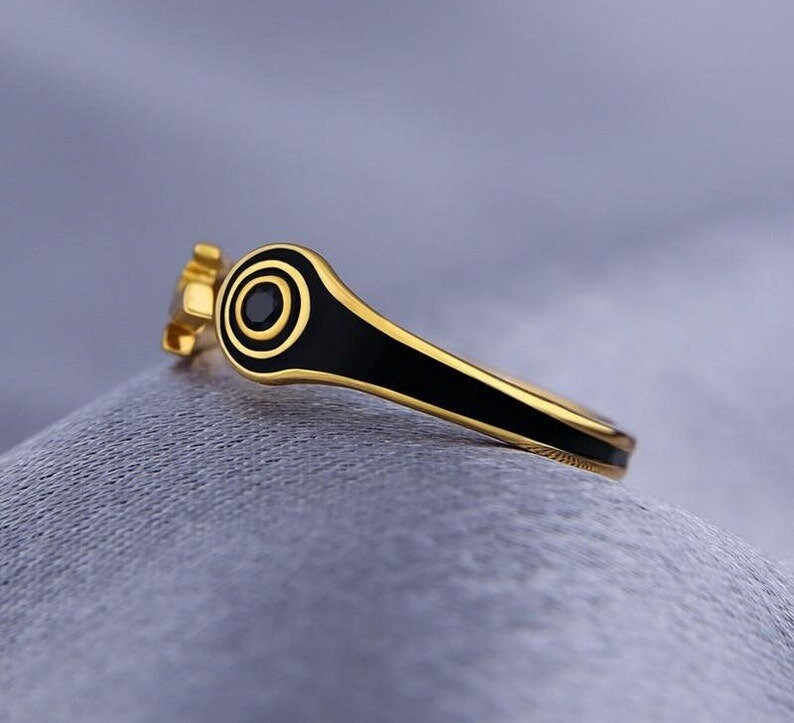 Anime Ring 925 Sterling Silver Ring Anime Cosplay Ring 14k - Etsy