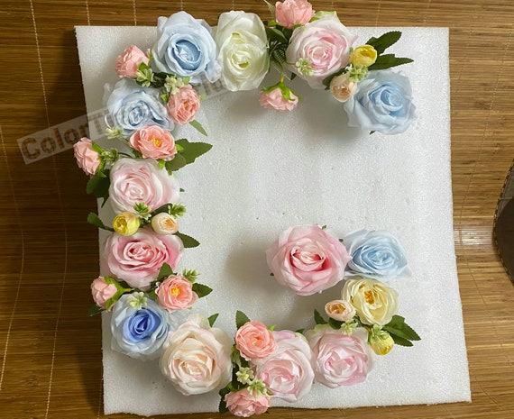 Letter G Flowers Floral Number Nursery Letter Baby - Etsy