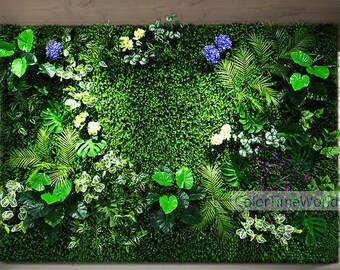 Fake Plant Wall Panel - Etsy