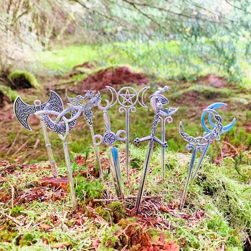 Hair Pin Bun Moon - Etsy UK