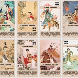 Yin and Yang Oracle Cards. I Ching. Book of Changes - Etsy