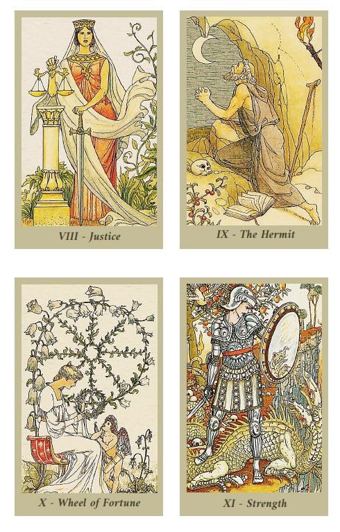 Victorian Art Tarot Deck. Vintage Illustration Tarot Cards - Etsy