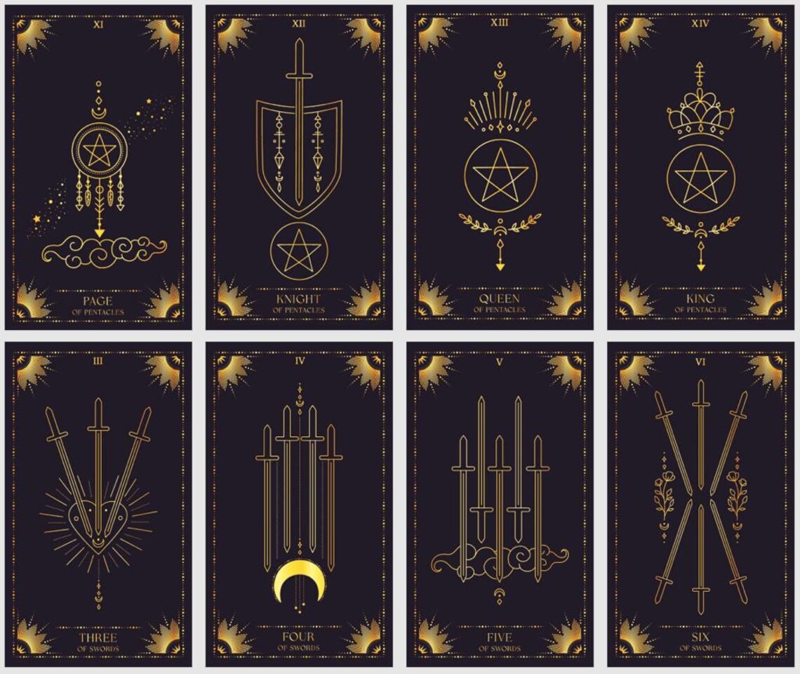 Starry Night Tarot Deck. Classic Tarot Cards - Etsy
