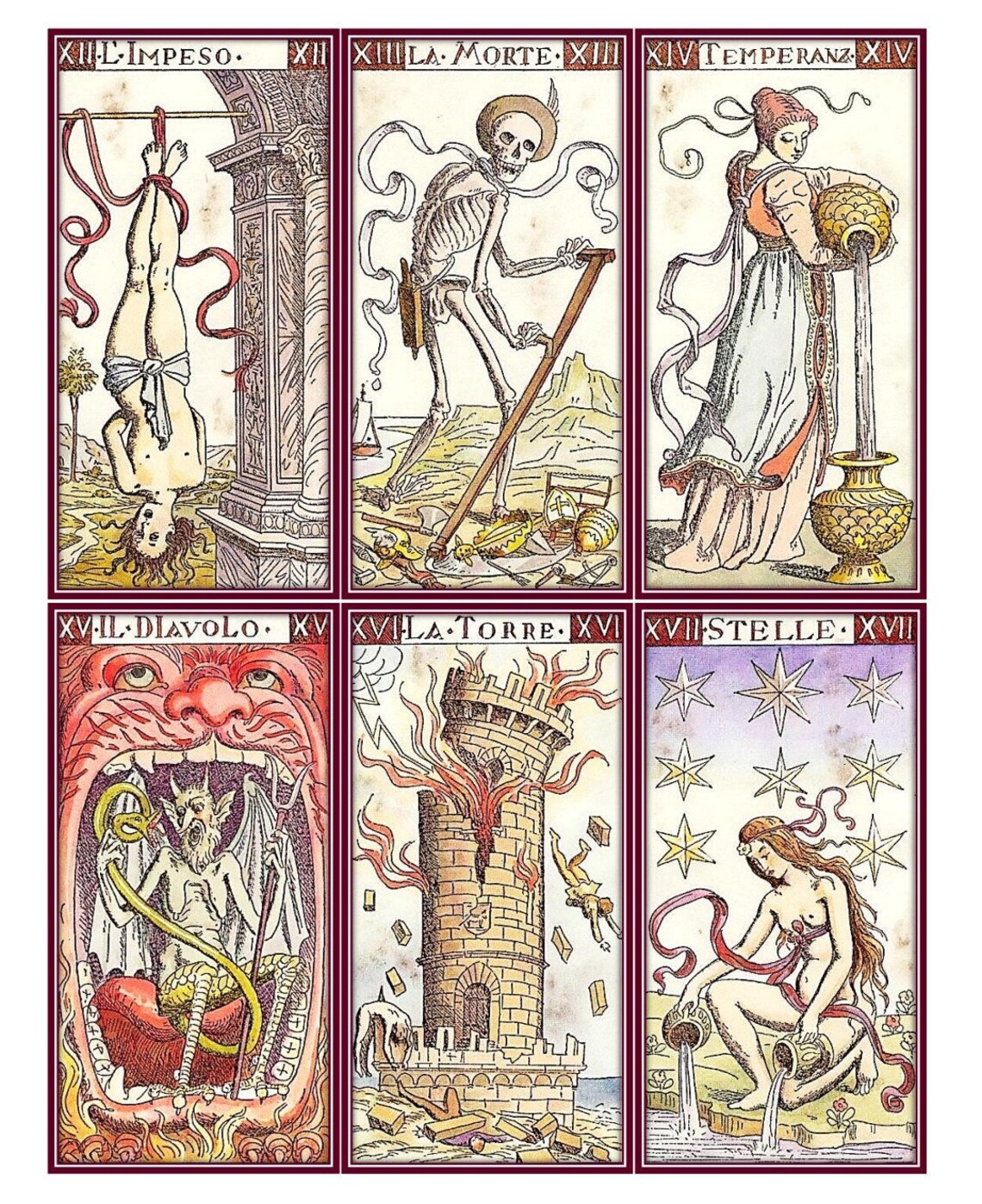 Tarot of Masters Tarot Deck. Ancient Tarot Reproduction - Etsy