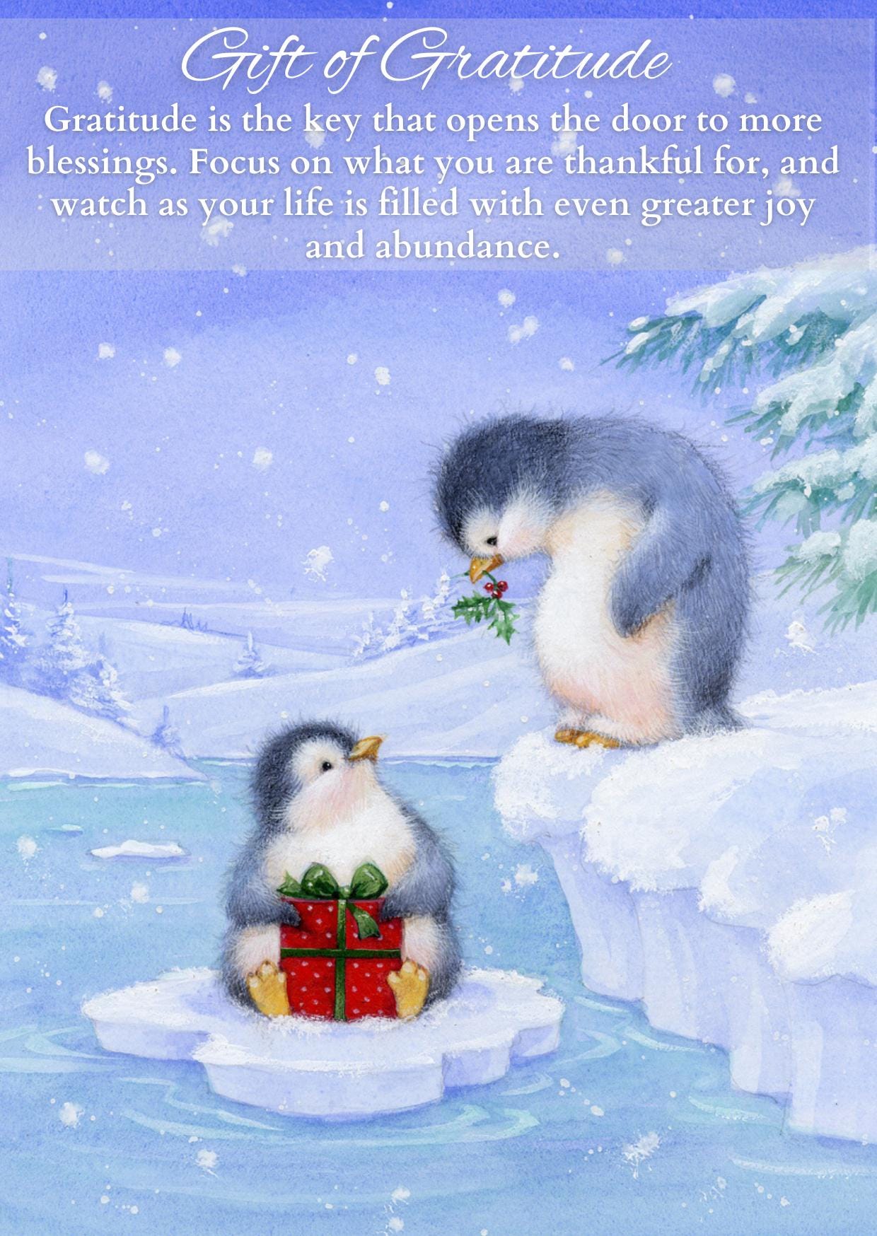 Winter's Serenity Oracle Cards. Christmas and Santa Oracle. - Etsy