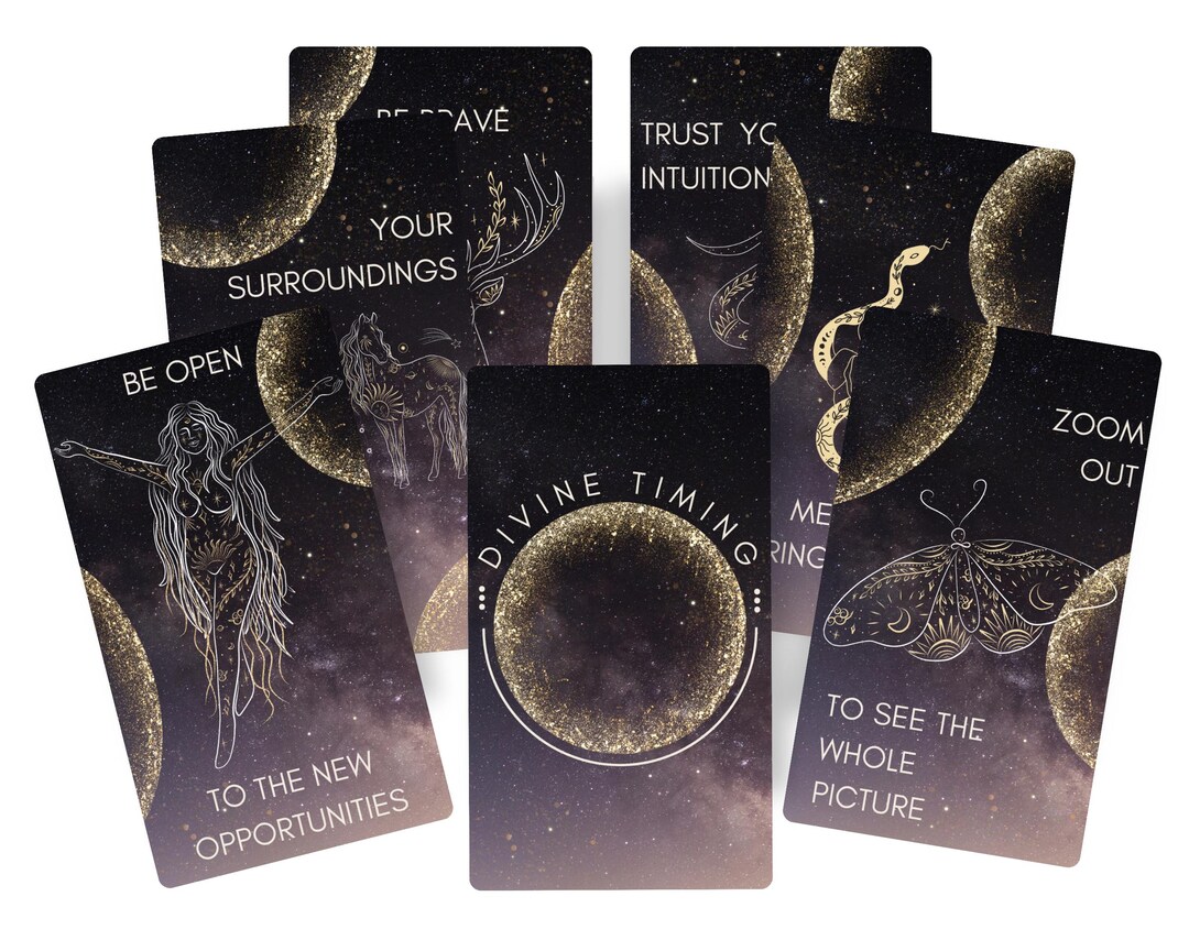 Divine Timing Oracle Cards Deck - Etsy
