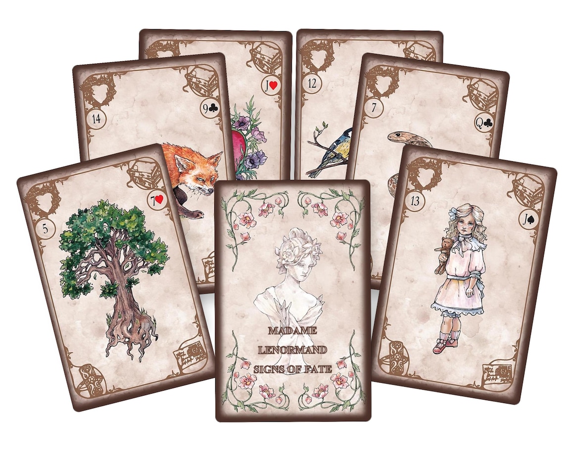 Madame Lenormand Signs of Fate Oracle Deck. - Etsy