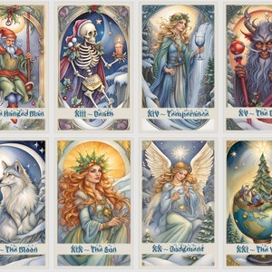 Christmas Tale Tarot Deck. - Etsy