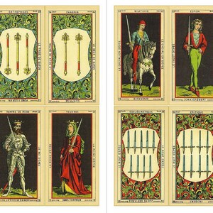 Etteilla Book of Thoth Tarot Deck. Ancient Tarot Reproduction - Etsy