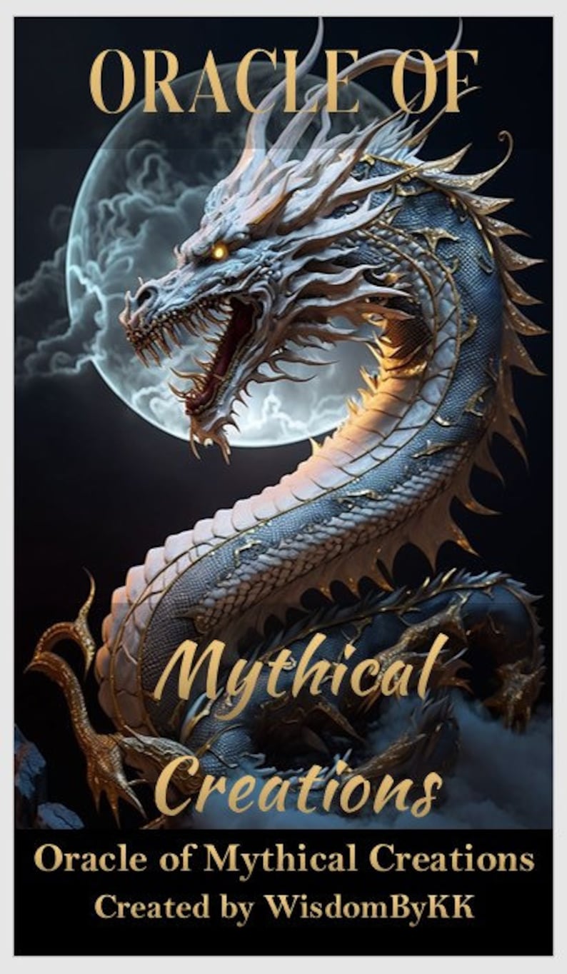 Oracle of Mythical Creatures Cards. Mythic Monsters and Divine - Etsy