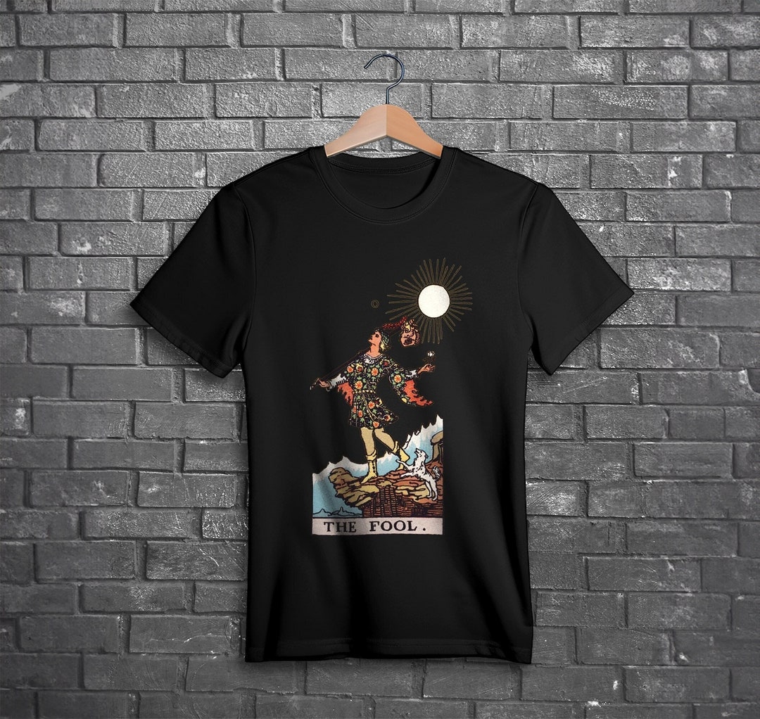 The Fool Tarot, the Fool Shirt, Tarot Shirt, Tarot Card Tshirt, Witchy ...