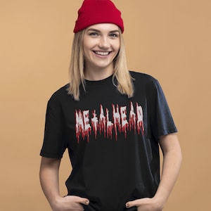 Custom Death Metal T-shirt, Choose Your Own Text. Metal Font, Heavy ...