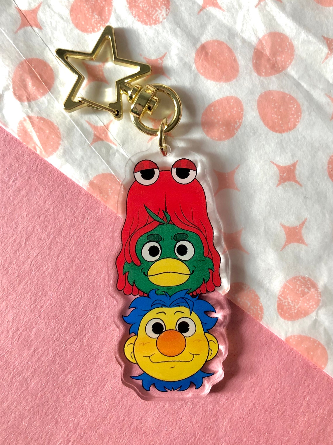 DHMIS Three of Us Acrylic Keychain Charm Dont Hug Me Im - Etsy