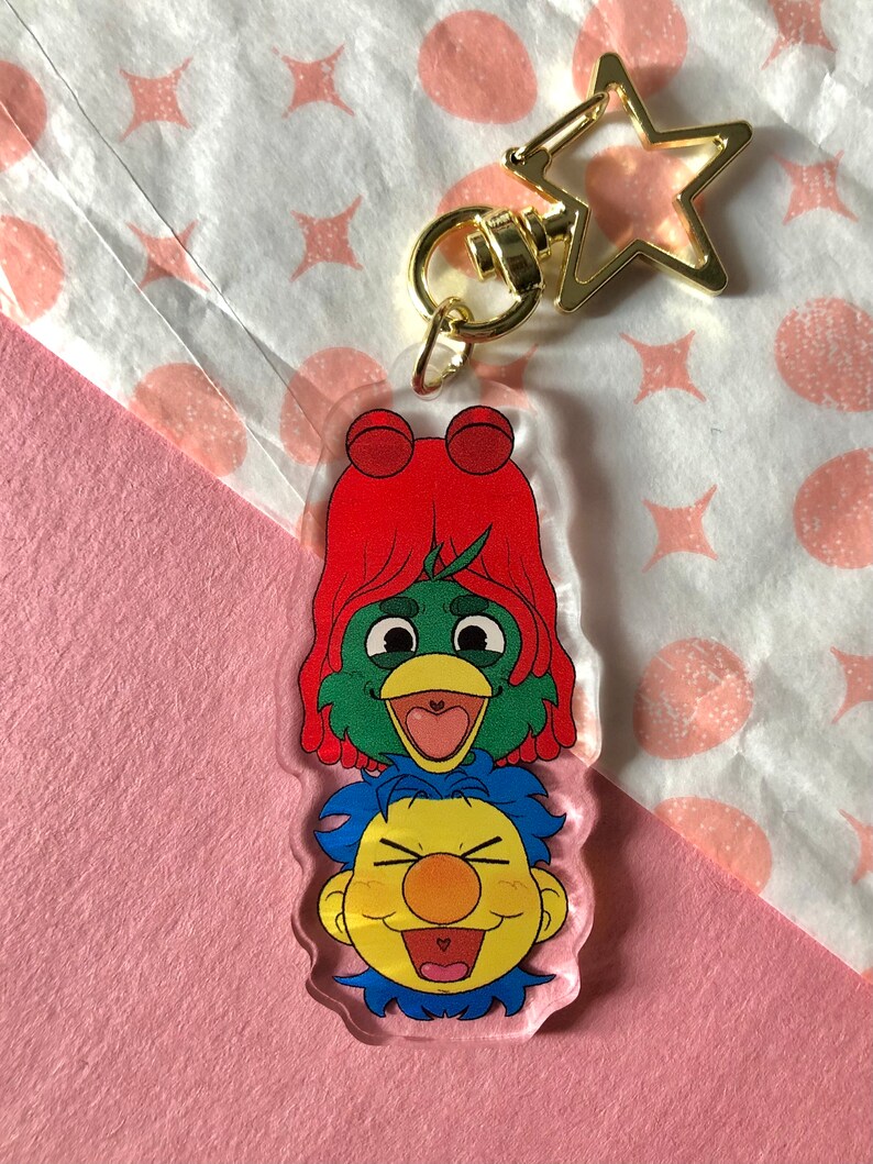 DHMIS Three of Us Acrylic Keychain Charm Dont Hug Me Im - Etsy