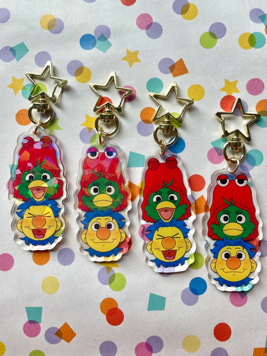DHMIS Three of Us Acrylic Keychain Charm Dont Hug Me Im - Etsy