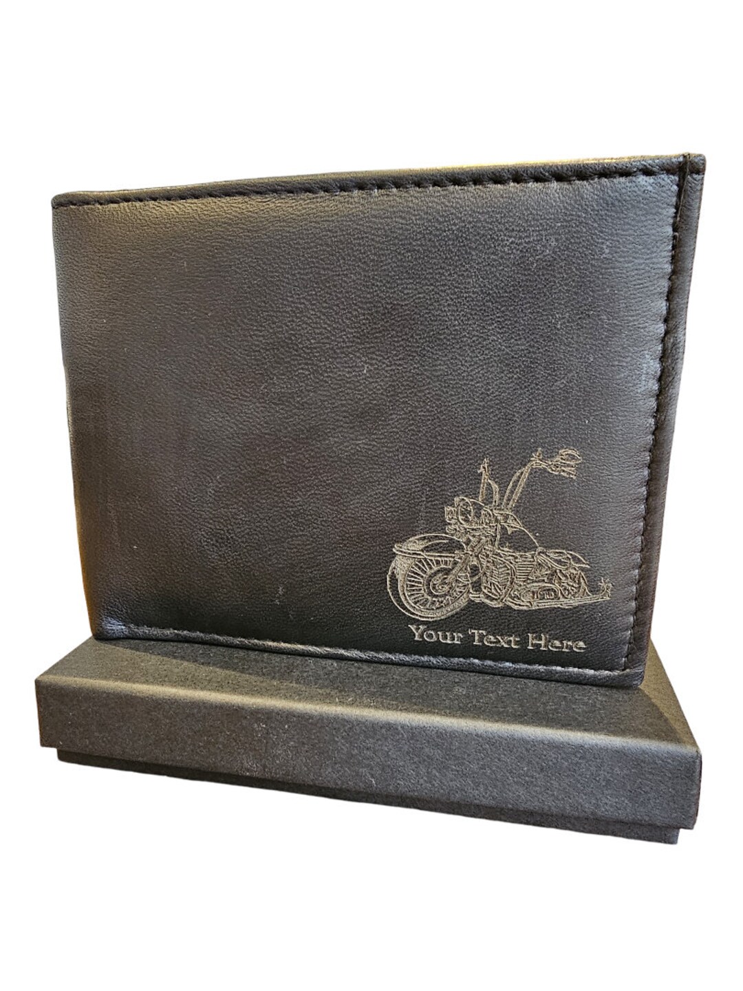 Chopper Custom Harley Davidson Motorbike Personalised Wallet ...