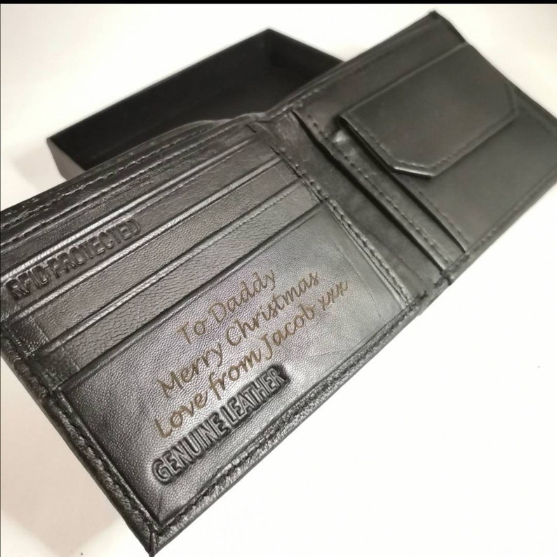 Corvette Personalised Leather Wallet - C1 to C8 + Engraved With Your ...