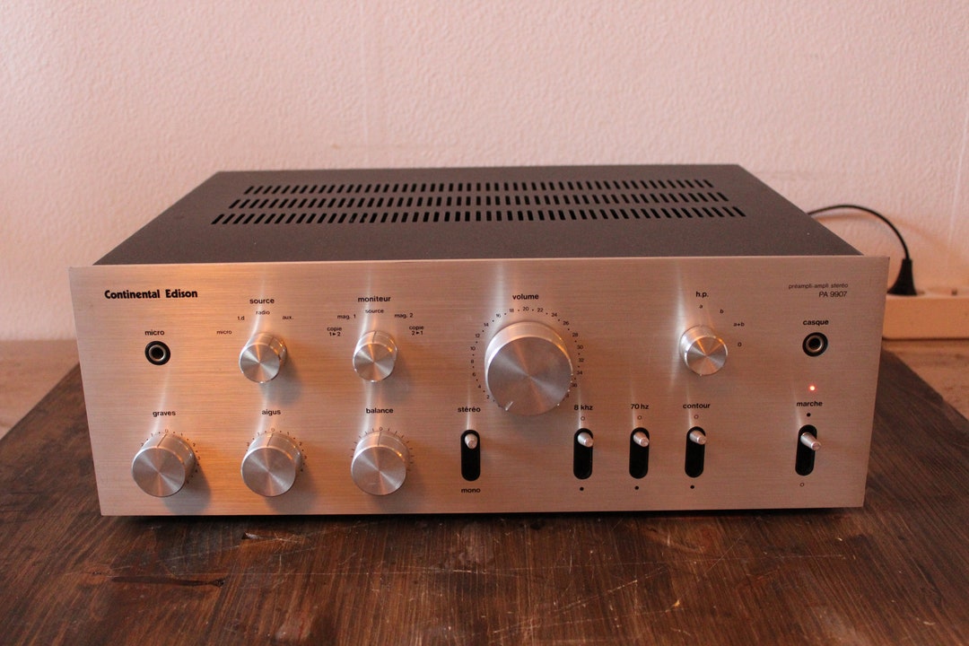 Vintage Continental Edison PA 9907 Hifi Amplifier 1981 - Etsy