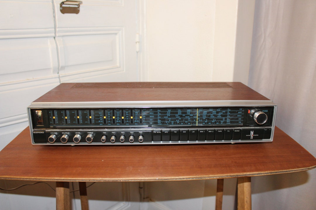 Ampli-tuner hifi vintage RADIOLA PHILIPS type RH 712 1972 - Etsy France