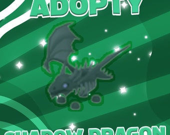 Adopt Me Shadow Dragon - Etsy