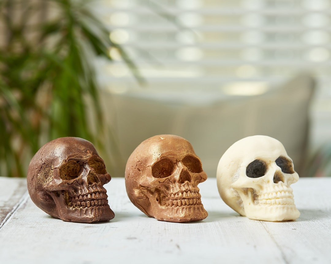 Solid Chocolate Skulls - Etsy UK