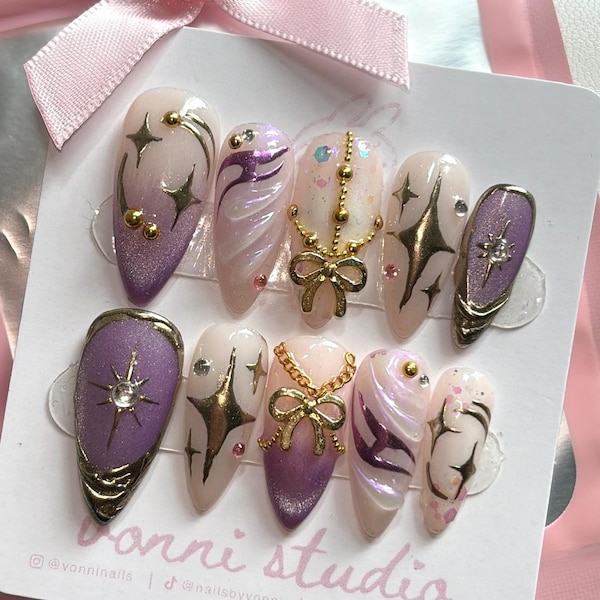 Kpop Demon Hunter Nails - Etsy