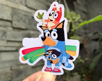 Bluey Tooth Fairy Stickers - Etsy Australia