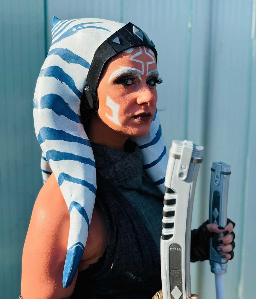 Lekku Ahsoka Tano Series - Custom Made Head Piece Mandalorian - Etsy