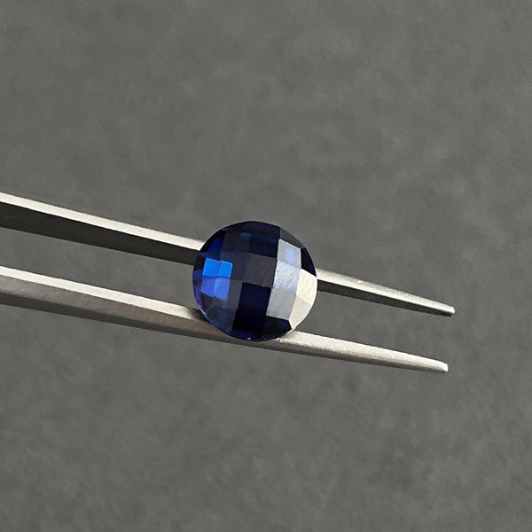 Faceted Sapphire - Etsy