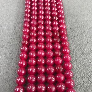 Natural Ruby Beads - Etsy