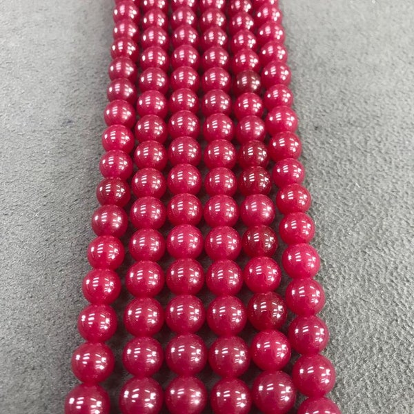 Natural Ruby Beads - Etsy