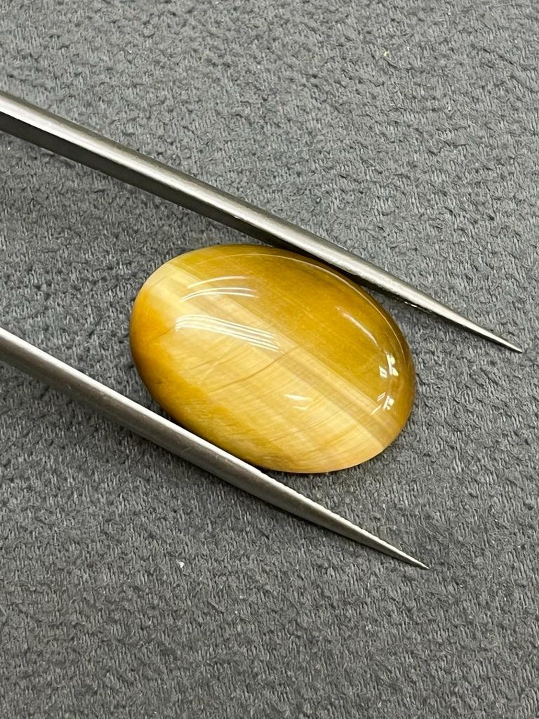 Superior Quality , Oval Yellow Tiger Eye Cabochon , Loose Gemstone ...