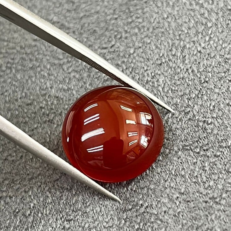 Large Round Carnelian - Etsy