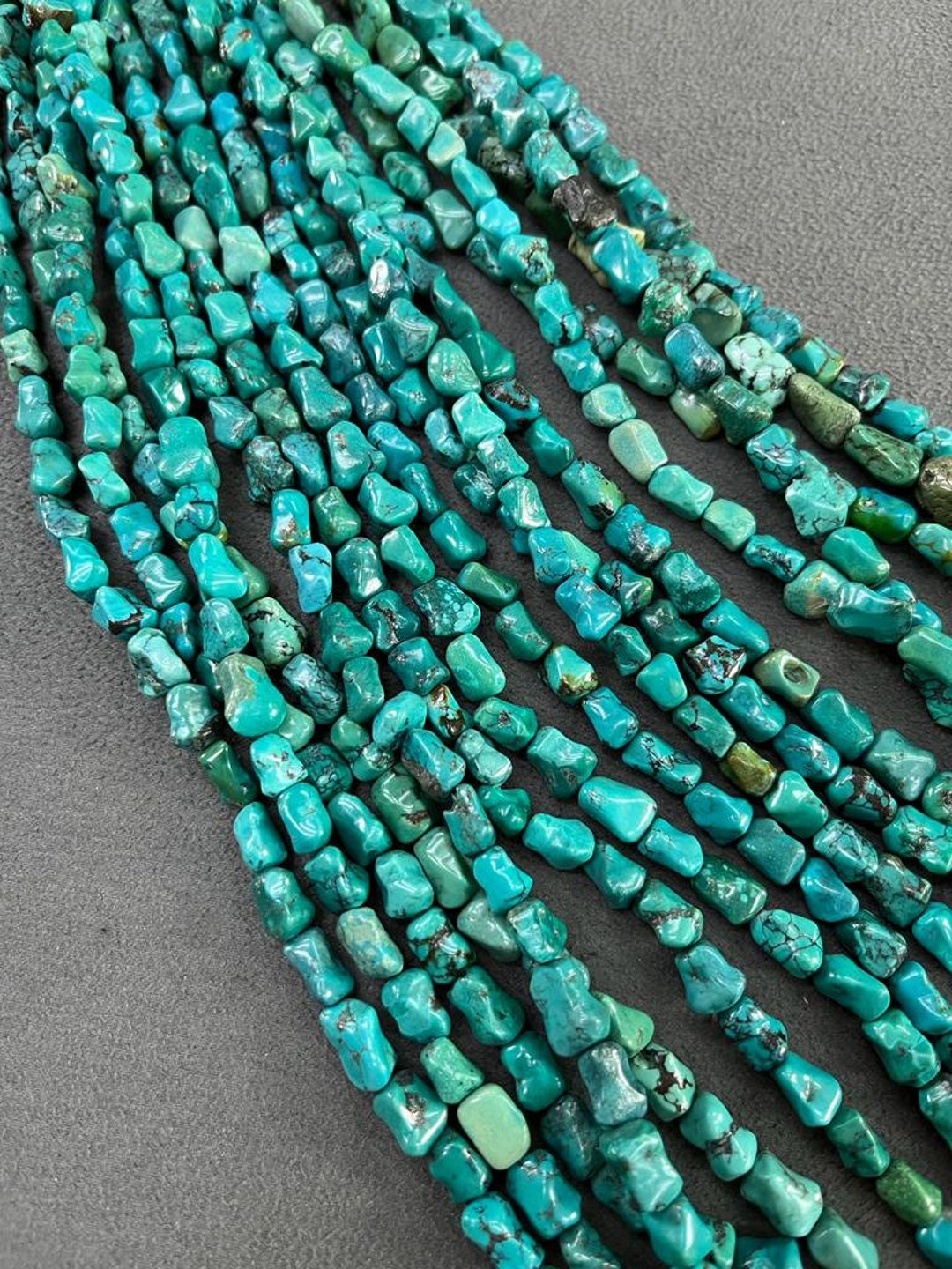 Superior Quality ,natural Irregular Turquoise Beads ,loose Beads With ...