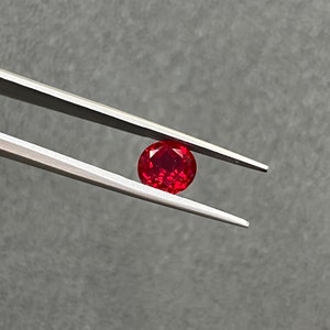 Lab Grown Red Ruby, Hydrothermal Round Loose Gemstone, Red Ruby, 5mm to ...