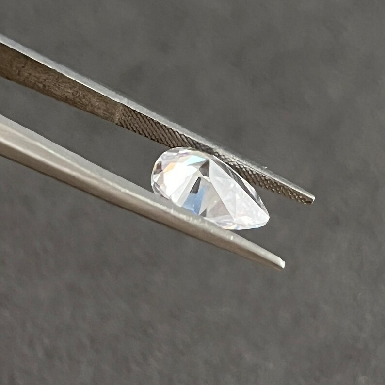 White Pear Cubic Zirconia, Loose Faceted Stones, Super Star Brilliant ...