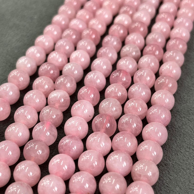 Rose Quartz Beads 10m - Etsy