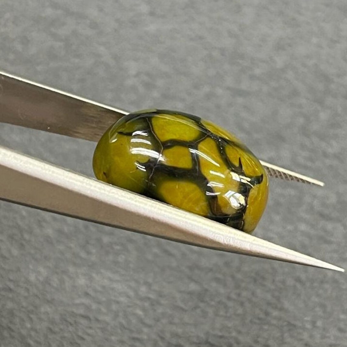 Natural Oval Yellow Dragon Vein Agate ,loose Natural Gemstone, Dragon ...