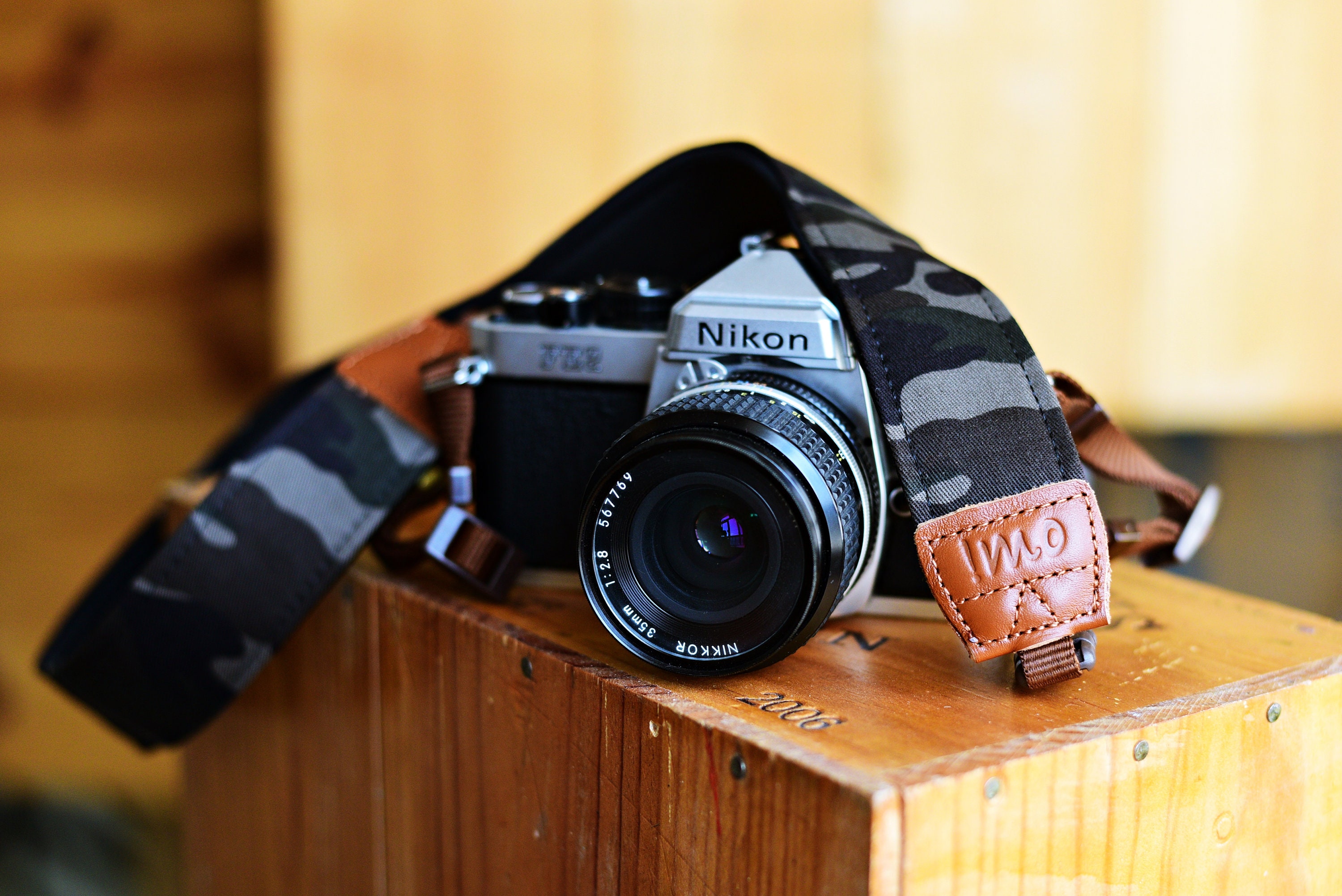 Imo Camouflage Camera Strap Suits for DSLR / SLR With Quick Release ...