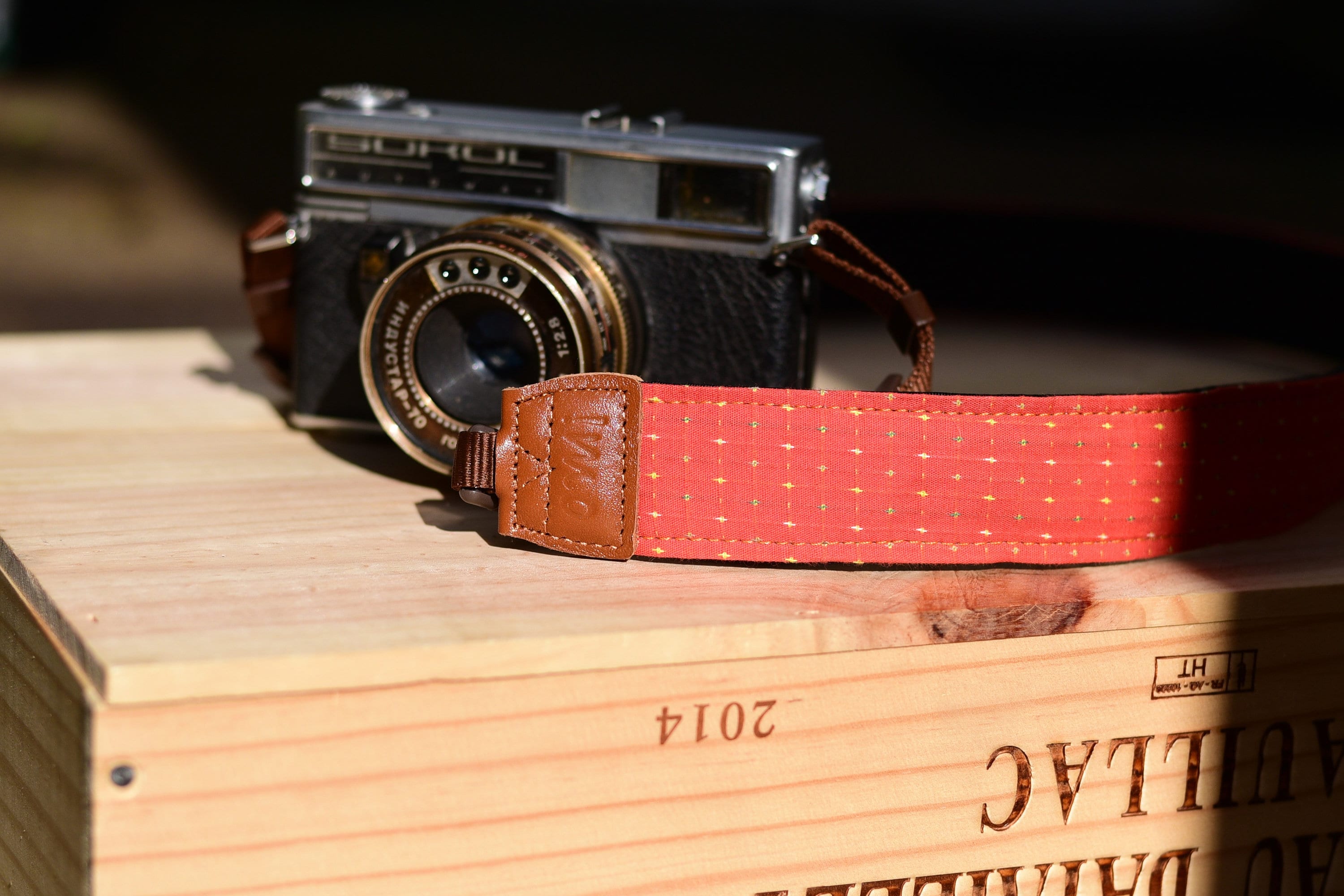 Imo Orange Glister Camera Strap Suits for DSLR / SLR With Quick Release ...