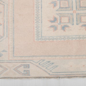 Neutral Rug, Faded Rug, Handmade Rug, Turkish Rug, Vintage Rug, 3x5 Rug ...