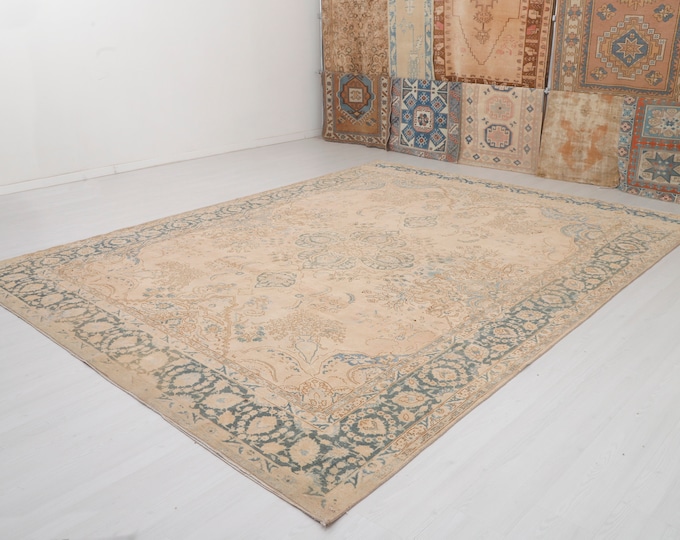 Handmade Rug 10x14,oversize Rug, Anatolian Rug, Oushak Oversize Rug ...
